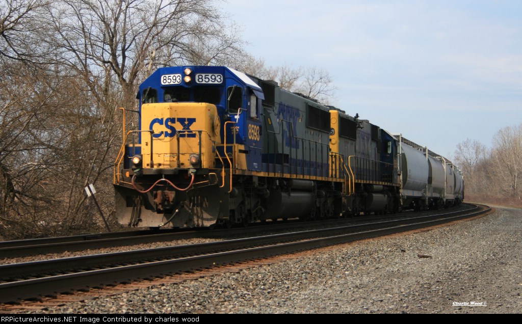CSX Q632 with twin SD50s